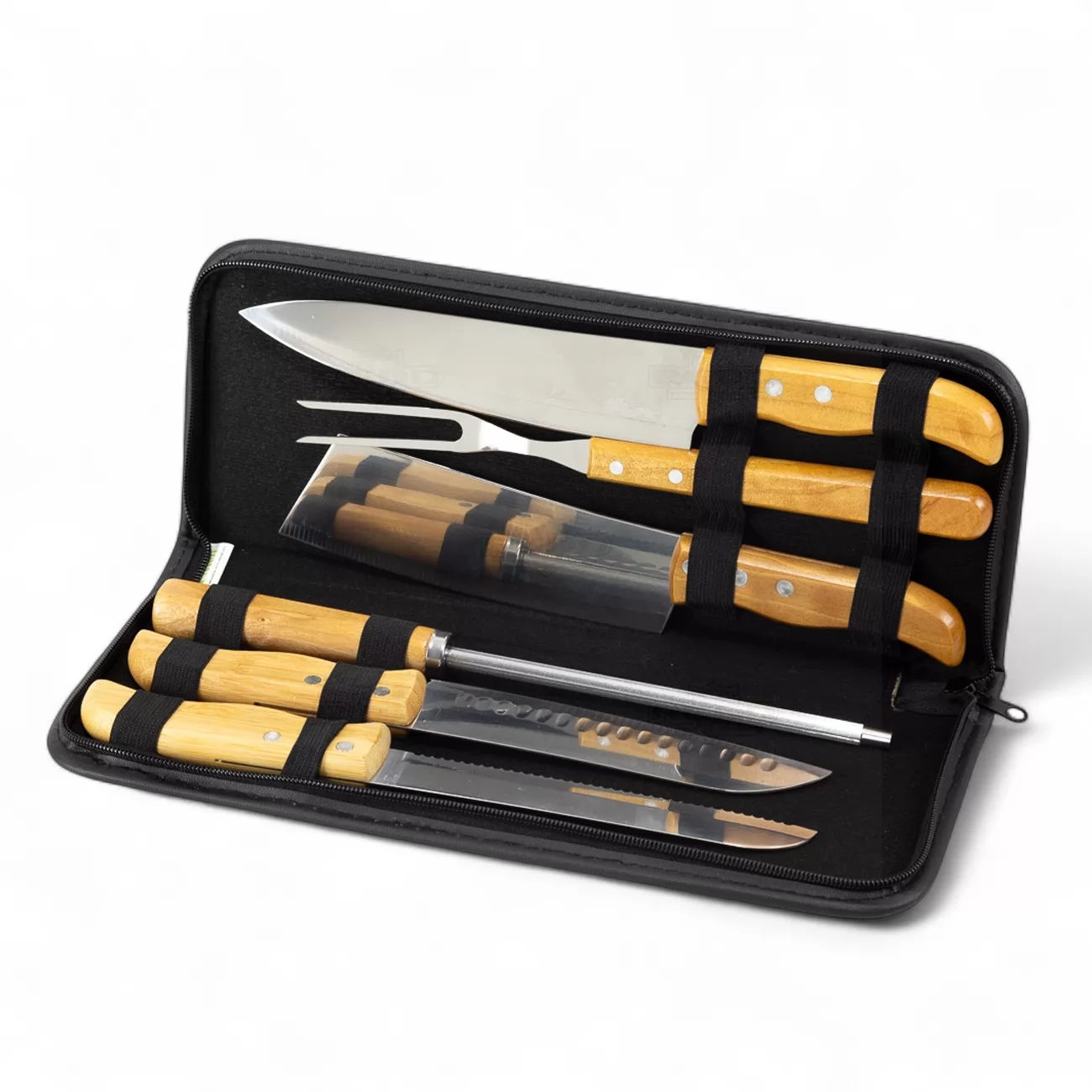 Kit Churrasco com 7 Peças Personalizado - KCH172 - Kit Churrasco | Redd ...