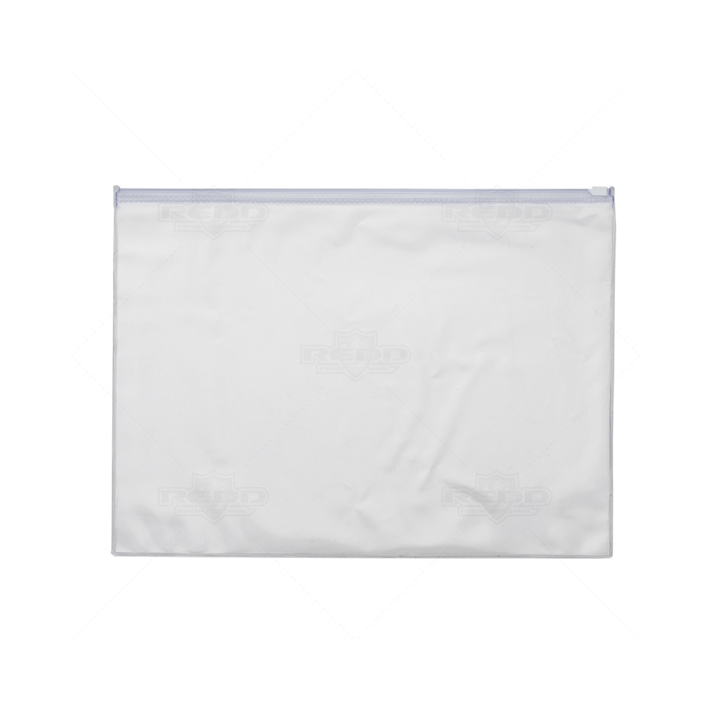 Pasta Zip Cristal Personalizada - PAS99 - Pasta | Redd Brindes